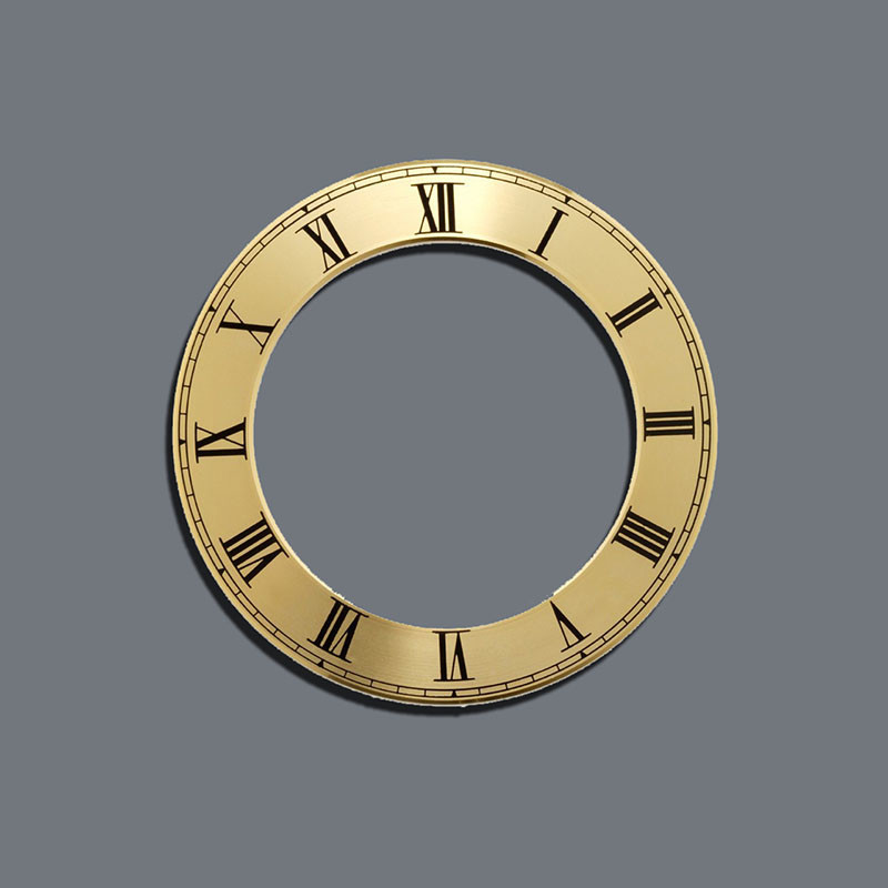 Precision Copper Chemical Etching Watch Dial 0.5mm Thick For Luxury ...